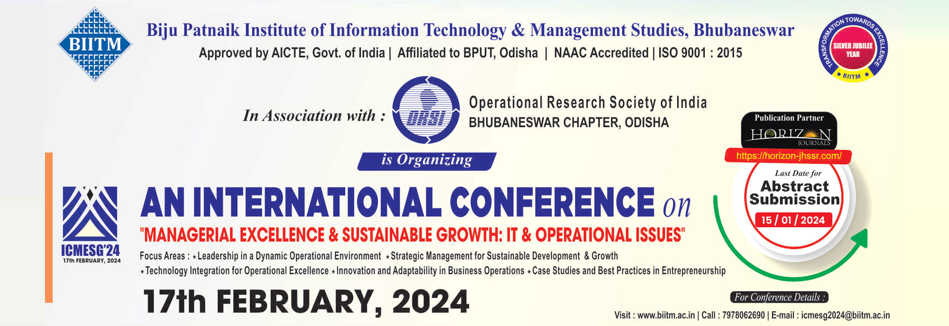 BIITM, Bhubaneswar : MBA / MBA Integrated www.biitm.ac.in